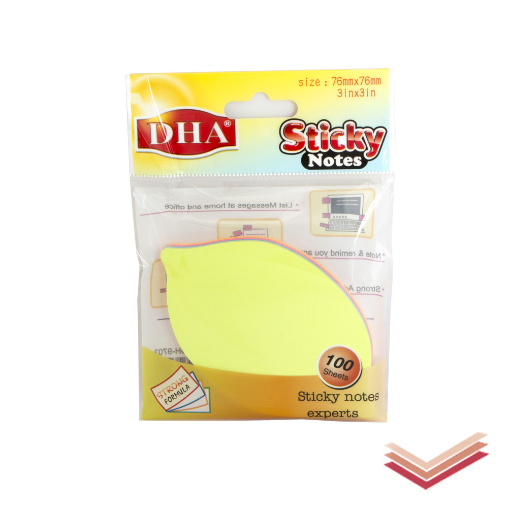 NOTITAS ADHESIVAS DHA DH-9729 NEON 5 COLORES LIMON | DHA | Compra ...