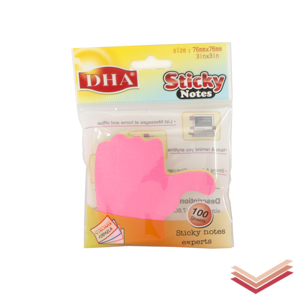 NOTITAS ADHESIVAS DHA DH-9729 NEON 5 COLORES MANO | DHA | Compra Online ...