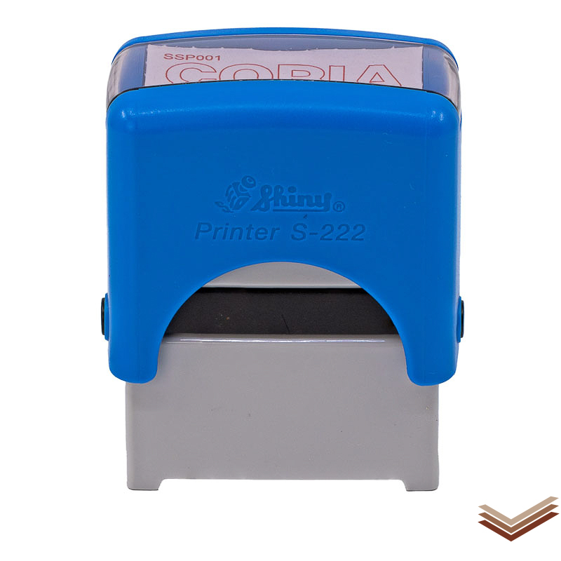 SELLO SHINY SSP-001 AZUL/ALMOHADILLA ROJA COPIA | SHINY | Compra Online ...
