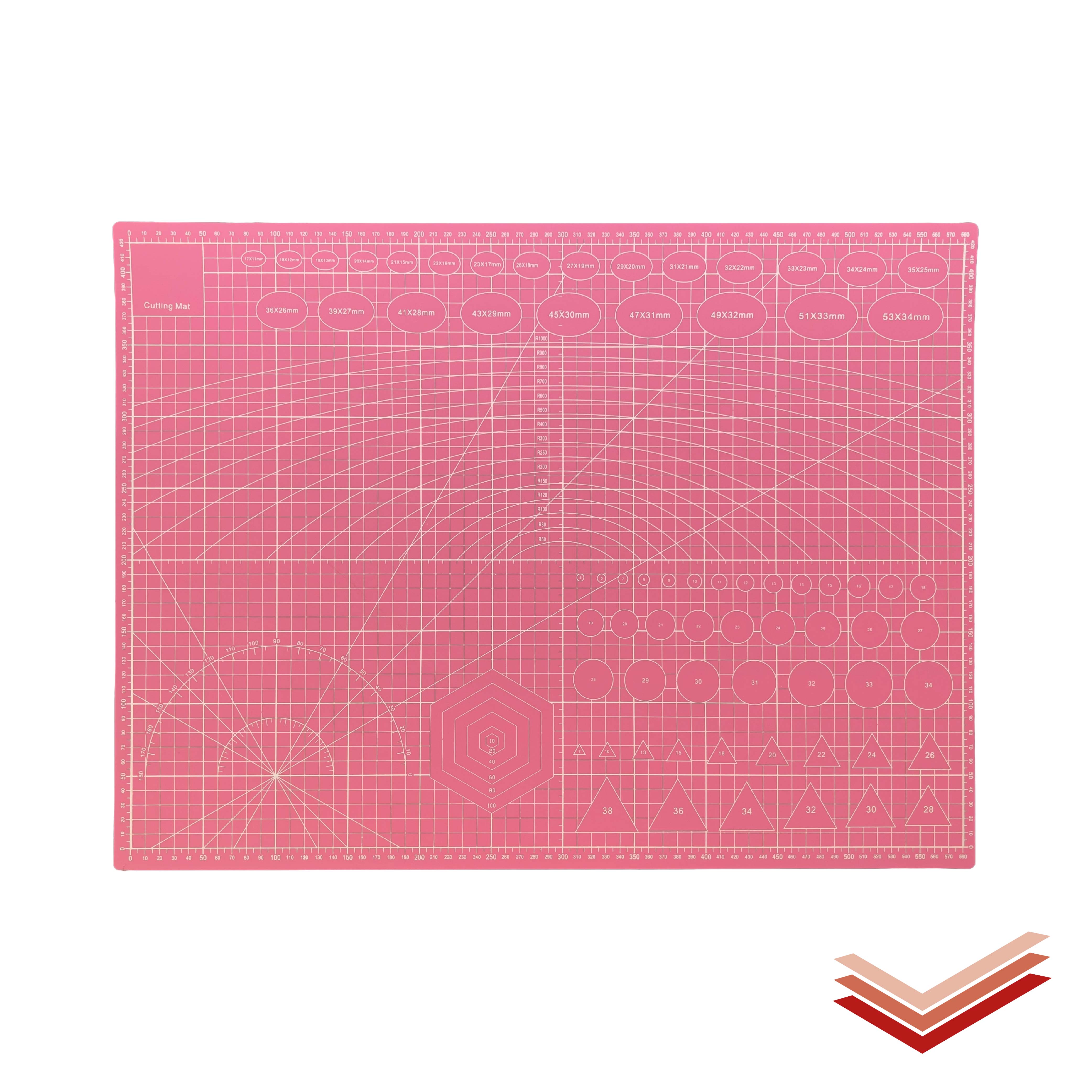 BASE PARA CORTE PANDI A2 PVC ROSADO | PANDI | Compra Online - IMPANDI