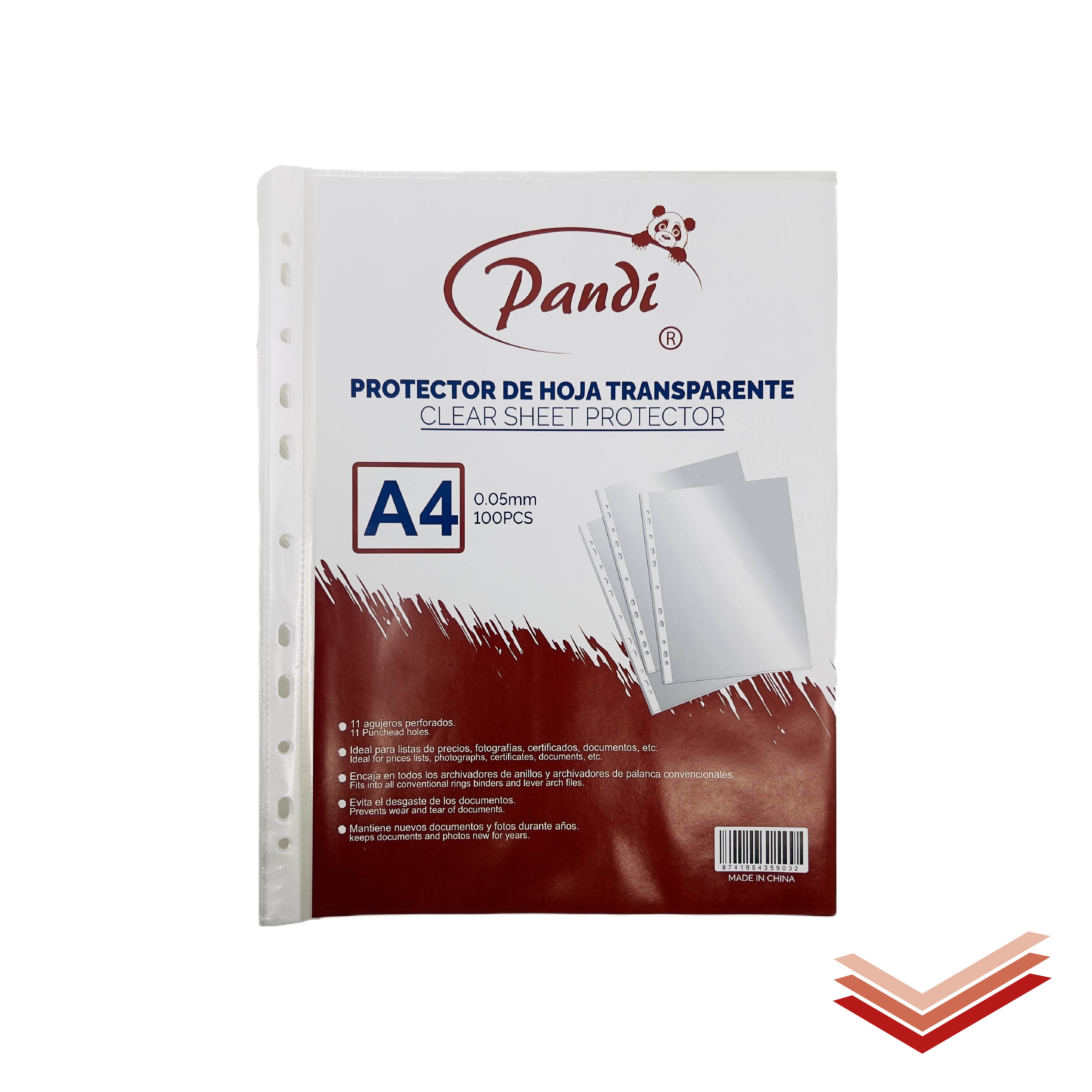 PROTECTOR DE HOJAS PANDI A4 0.05mm 11 HUECOS | PANDI | Compra Online ...